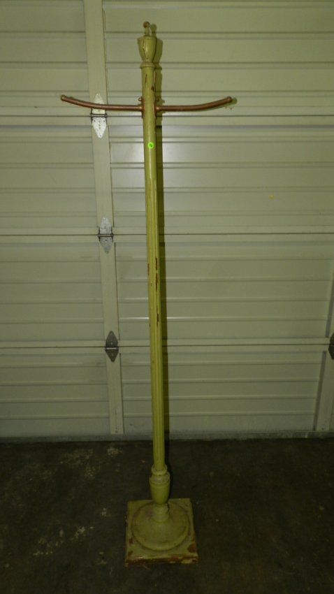 Primitive painted antique store clothing? rack, SSR