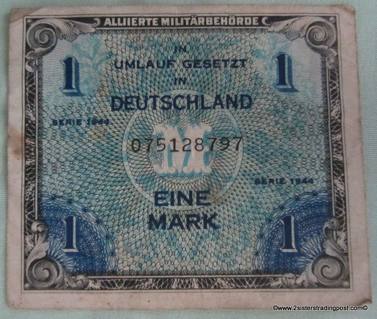 1944 1 EINE MARK - Military Paymnet Certificate