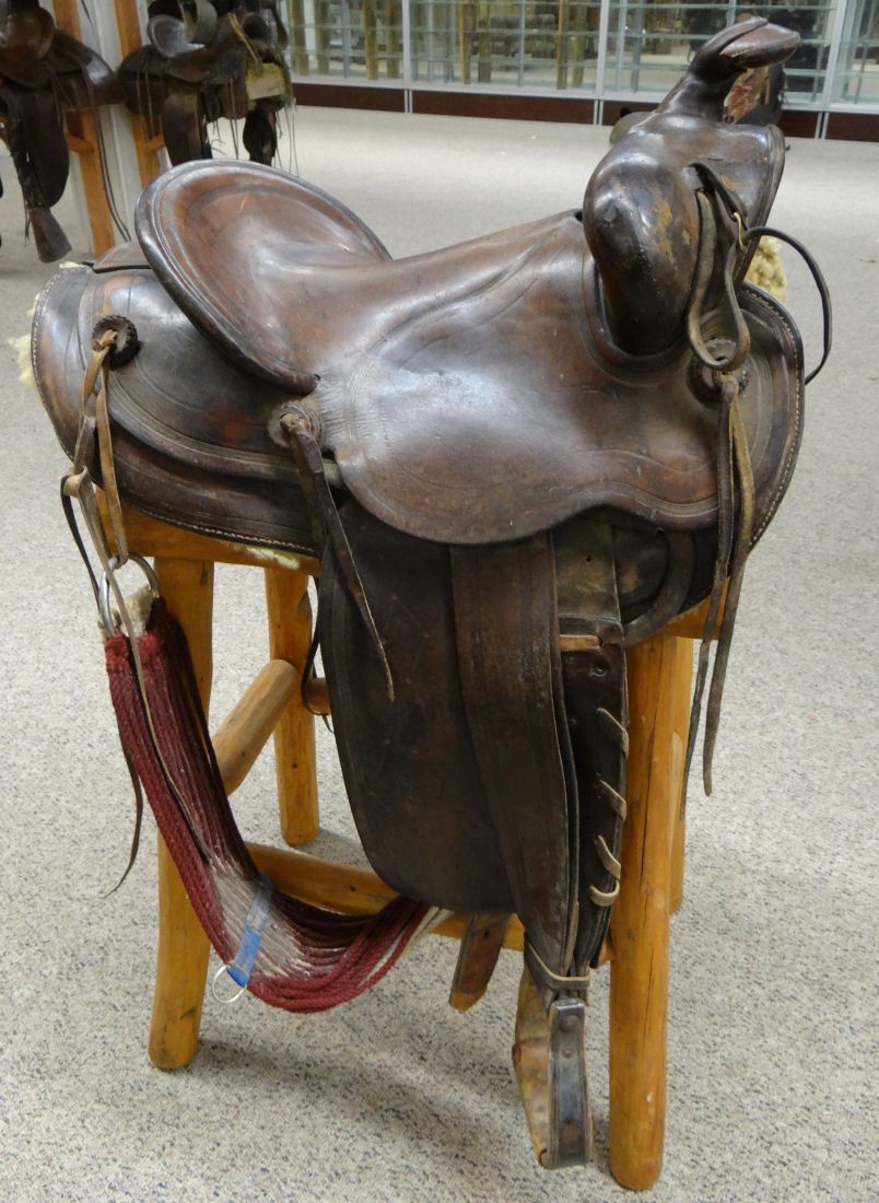 Heiser saddle, 13 1/2", single rigged