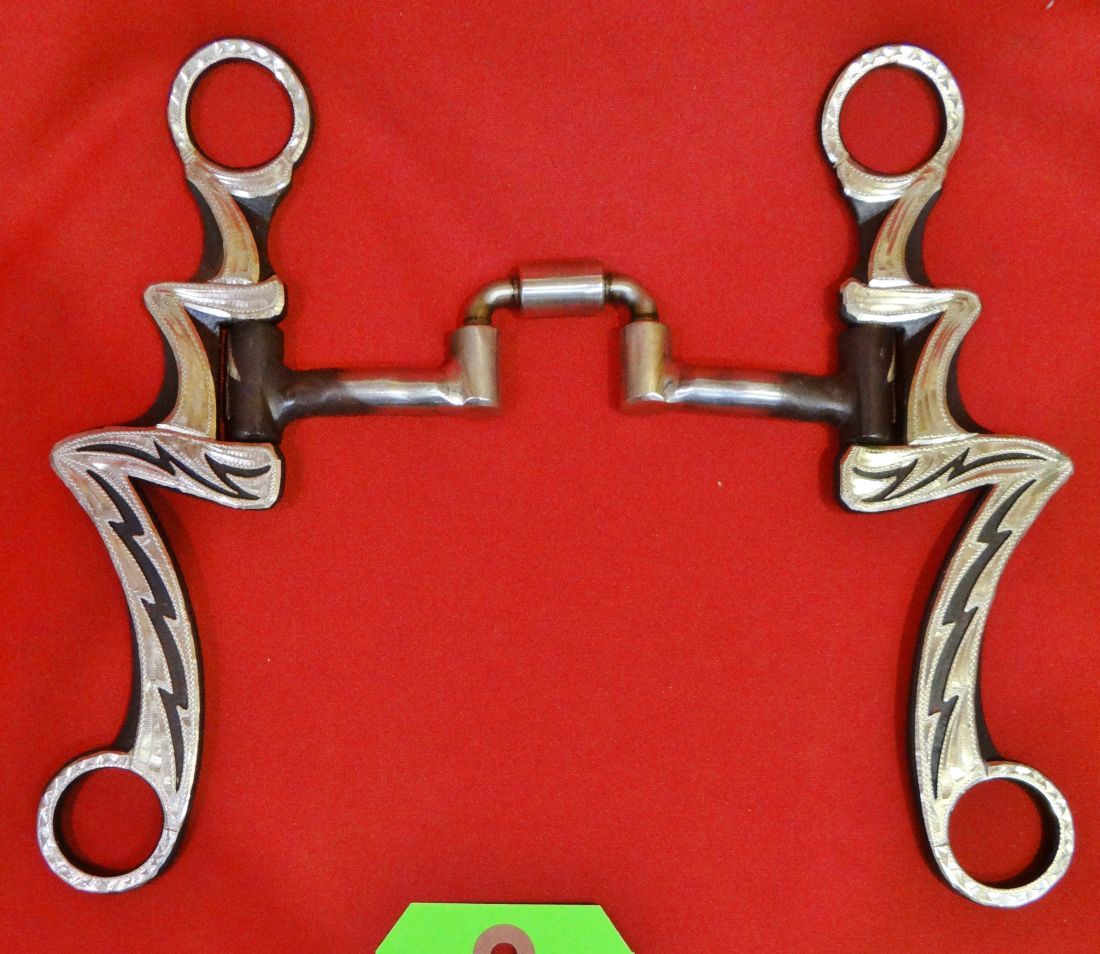 Gist Classic Equine low SQ port lighning bit, silver mtd., new
