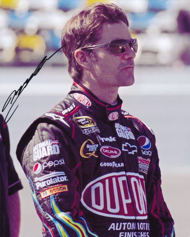 Jeff Gordon Signed NASCAR 8x10 Photo (PA LOA)