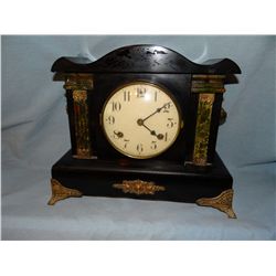 Waterbury black mantle clock