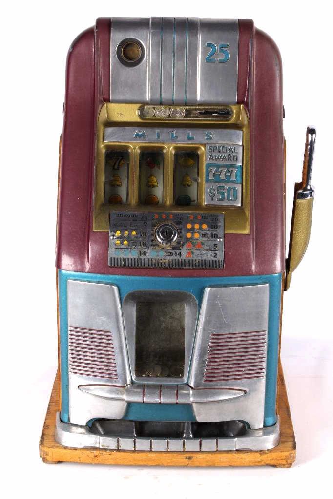 Mills High Top 25¢ 777 Mystery Payout Slot Machine