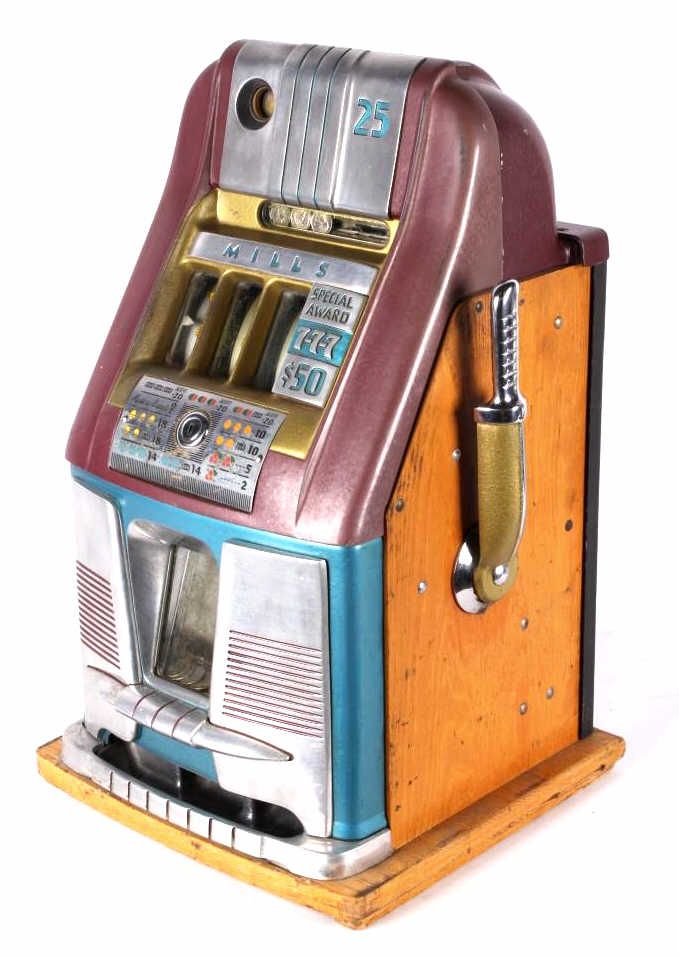 Mills High Top 25¢ 777 Mystery Payout Slot Machine