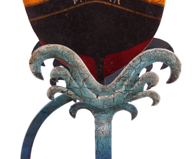 Folk Art Rocking Boat Pendulum Sculpture This is a