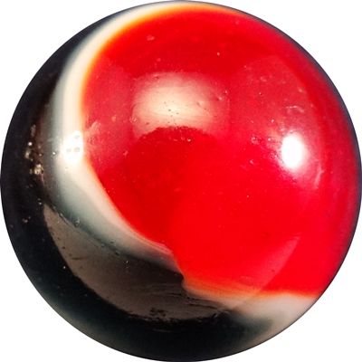 Marbles: Lot 65. AKRO AGATE COMPANY, Corkscrew. 13/16". Near Mint(+) (8.7).