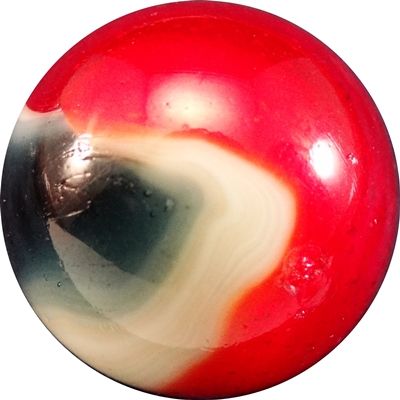 Marbles: Lot 65. AKRO AGATE COMPANY, Corkscrew. 13/16". Near Mint(+) (8.7).