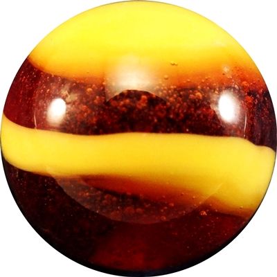 Marbles: Lot 134. AKRO AGATE COMPANY, Corkscrew. 21/32". Mint (9.8).