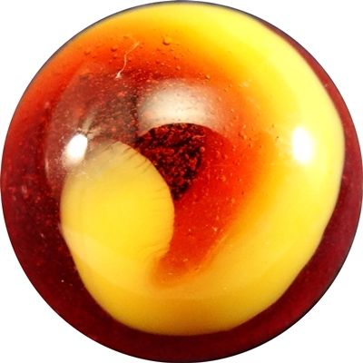 Marbles: Lot 134. AKRO AGATE COMPANY, Corkscrew. 21/32". Mint (9.8).