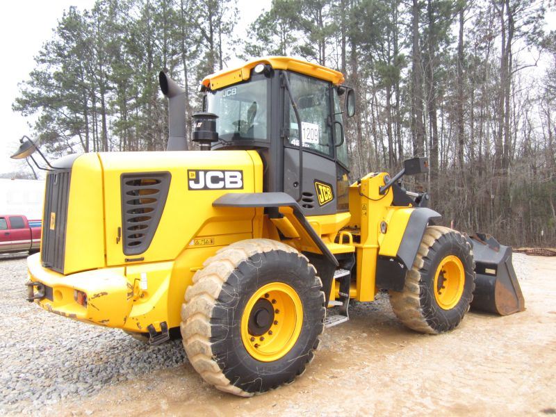 JCB 426ZX WHEEL LOADER, S/N 789798, GP BUCKET, ECAB W/AIR, 20.5-25 TIRES, METER READING 4,844 HRS