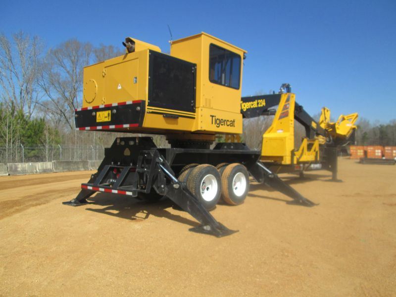 TIGERCAT 234 LOG LOADER, S/N 2341689 (14 YR) 6 CYL DIESEL ENG, ECAB W ...