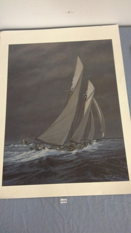 Lloyd Pretty Nautical Scene Fine Art Print