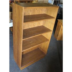 All Wood Book Shelf Unit
