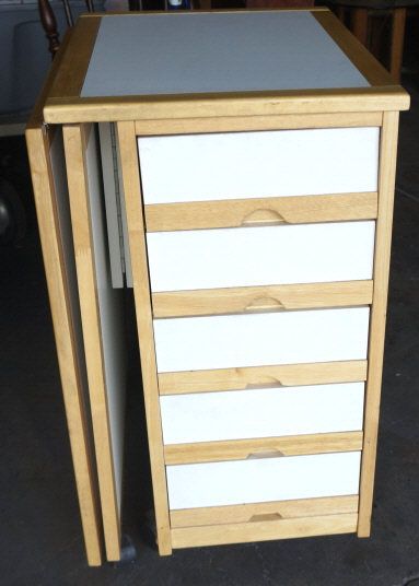 Portable Craft Table With Table Extension.