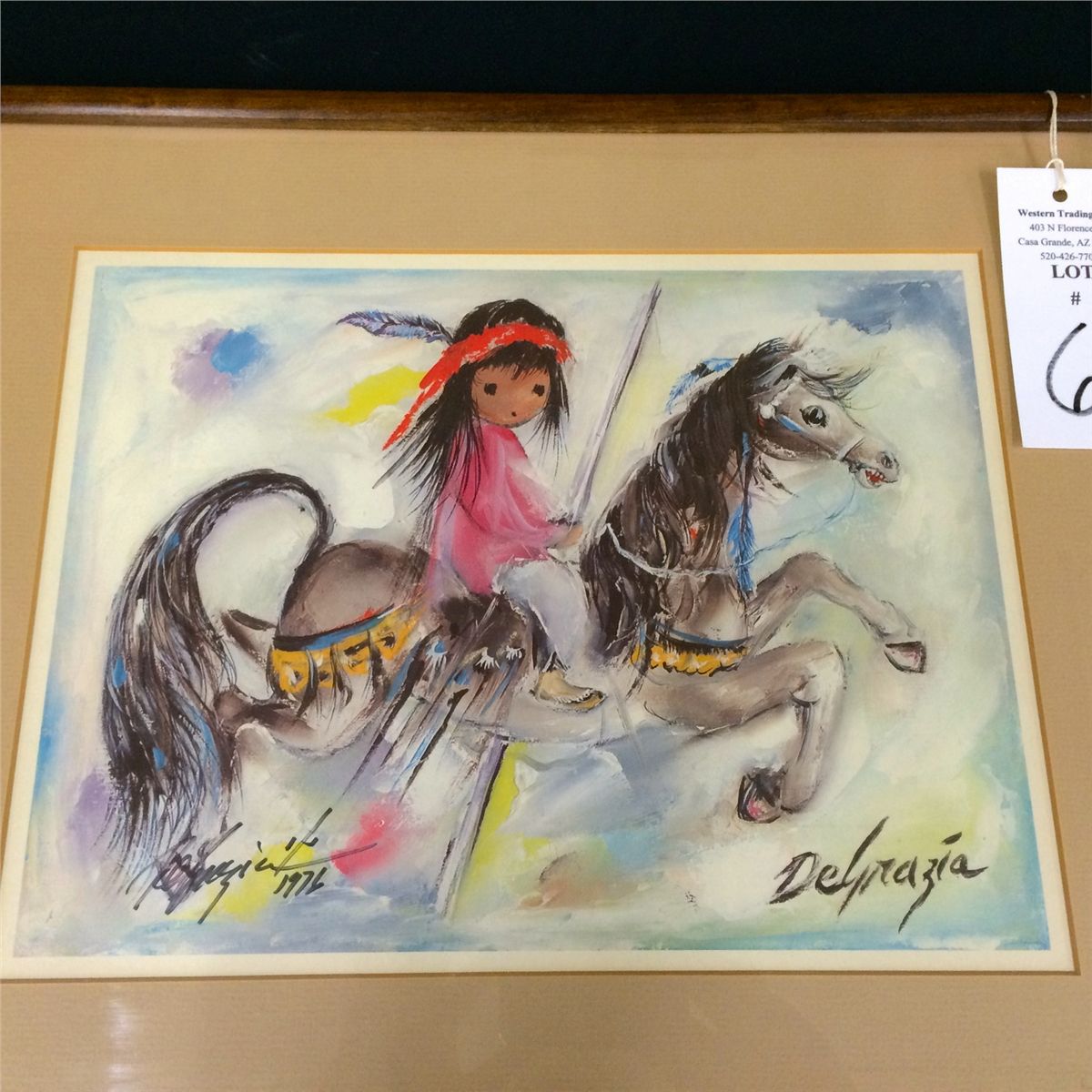 Signed Framed DeGrazia Print