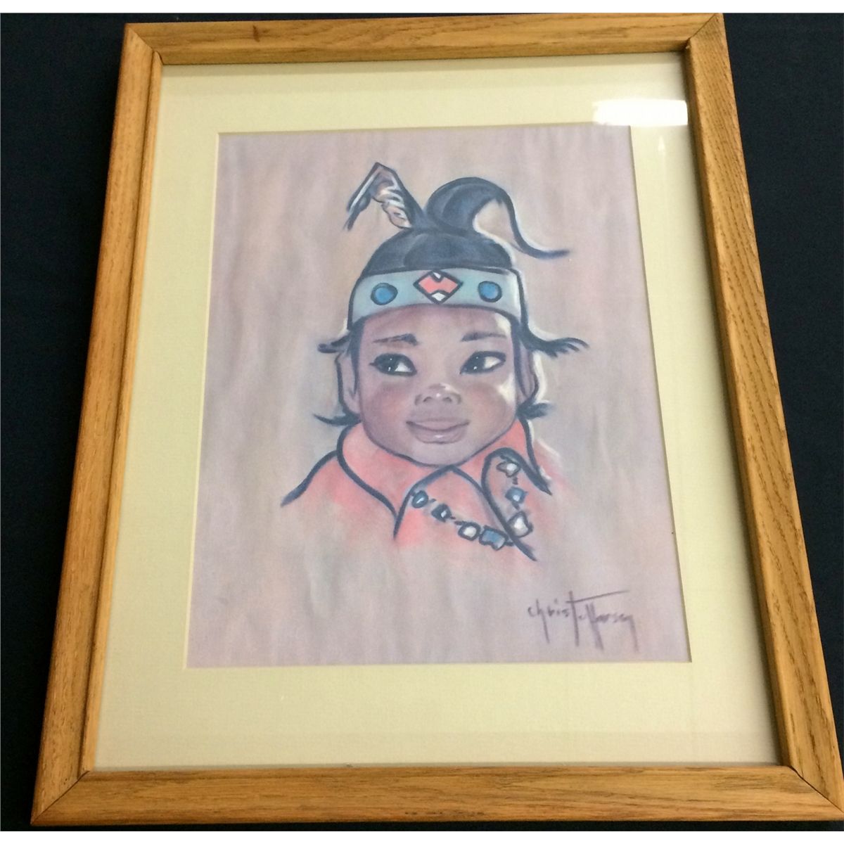 Framed Gerda Christoffersen Print