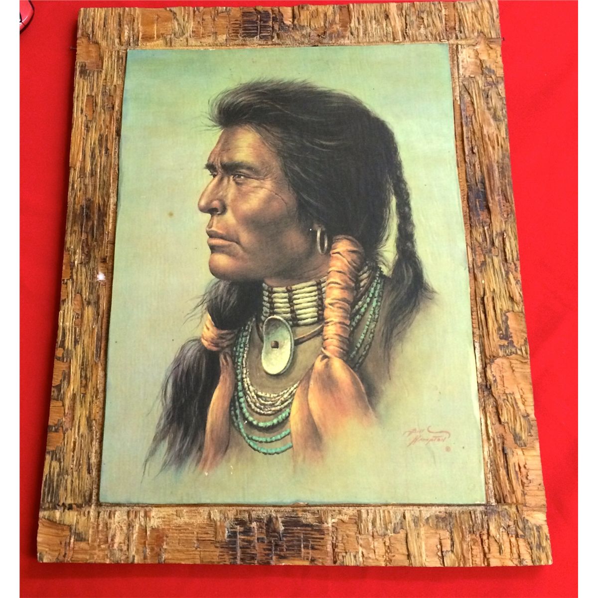 Bill Hampton Indian Print