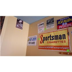 Sportsman Cigarettes metal sign