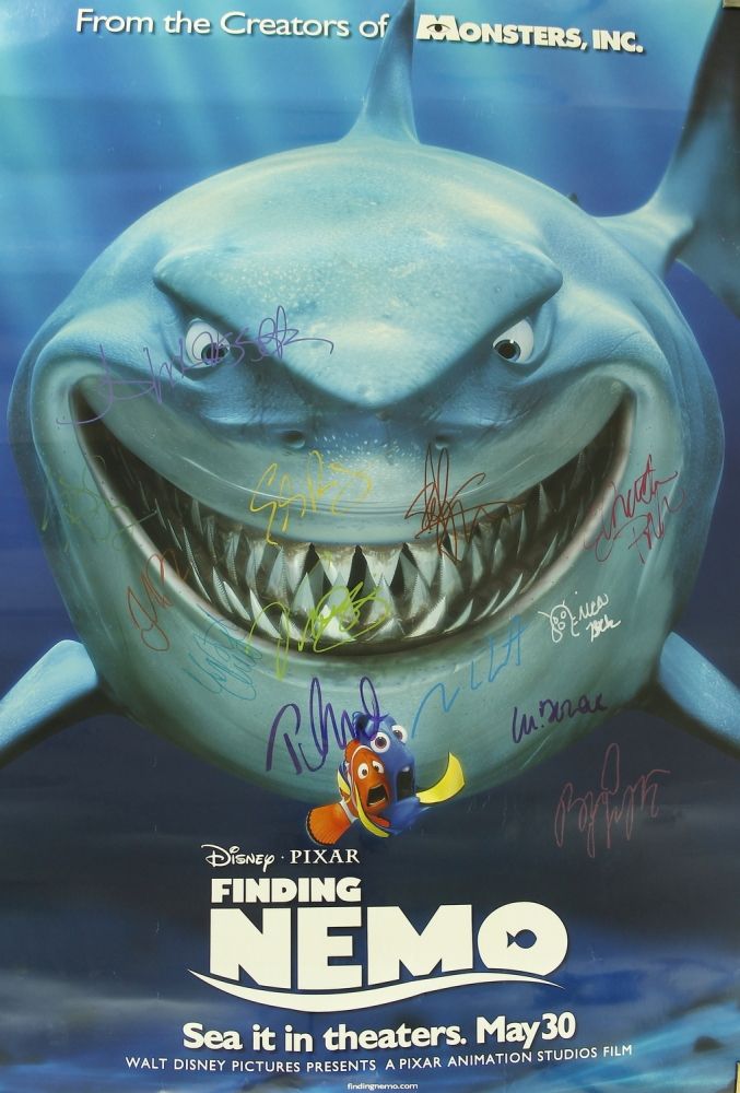 Finding Nemo Cast 27" x 40" Movie Poster Signed by (13) with John ...