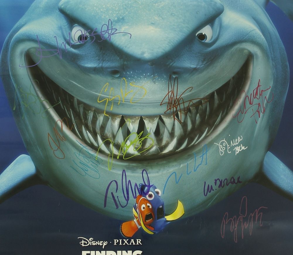 Finding Nemo Cast 27" x 40" Movie Poster Signed by (13) with John ...