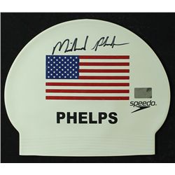 Michael Phelps Signed Speedo Swim Cap (GTSM COA)