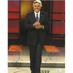Jay Leno Signed 11x14 Photo with Hand Drawn Self Portrait Sketch (JSA COA)