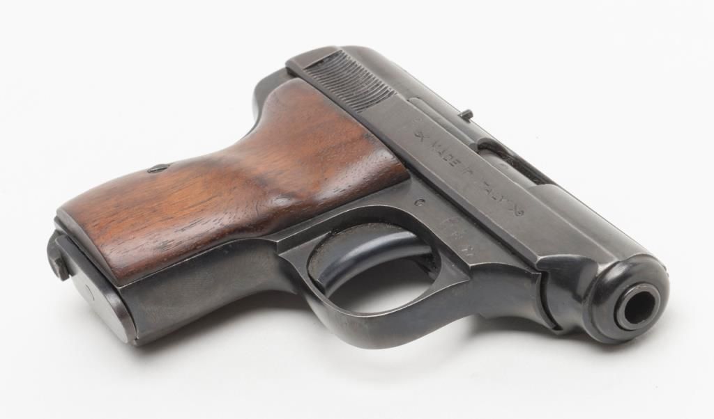 Italian-made Rigarm semi-auto pistol, 6.35mm cal., 2-1/4” barrel, blue ...