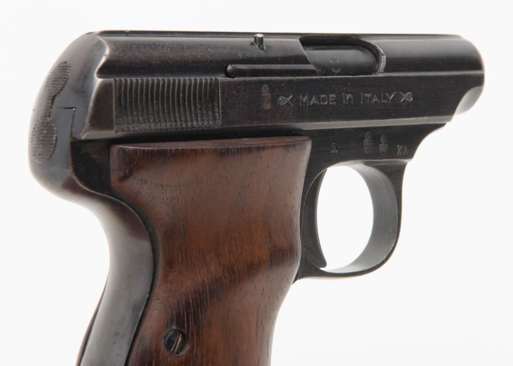 Italian-made Rigarm semi-auto pistol, 6.35mm cal., 2-1/4” barrel, blue ...
