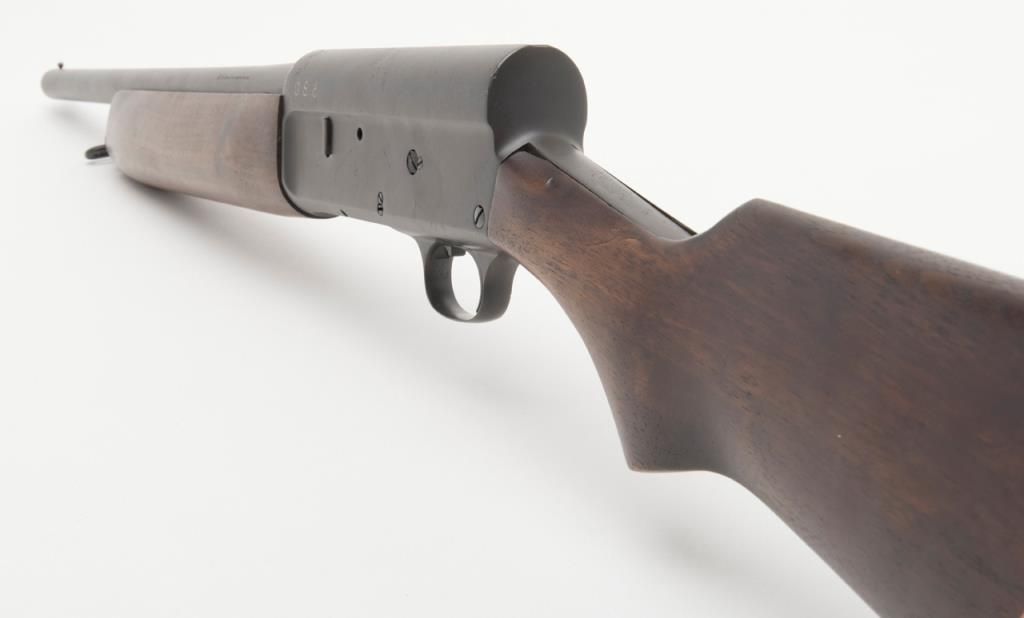 Custom Remington Model 11 Marine Corps.-marked riot semi-auto shotgun ...