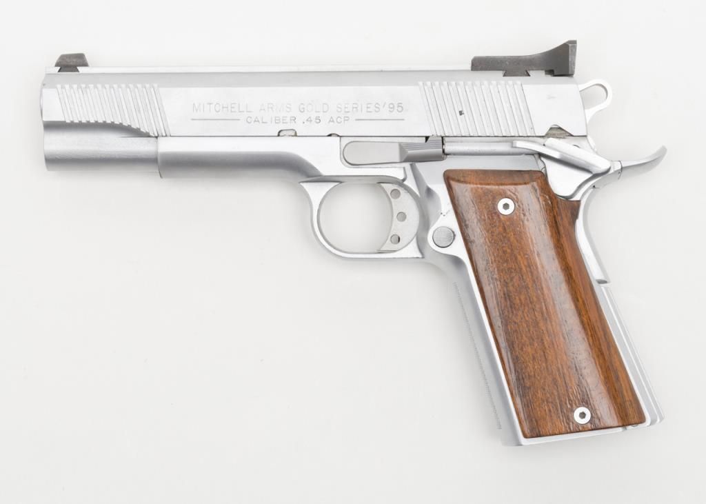 Mitchell Arms Gold Series ’95 semi-auto pistol, .45 cal., 5” barrel ...