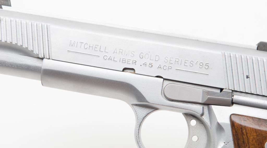 Mitchell Arms Gold Series ’95 semi-auto pistol, .45 cal., 5” barrel ...