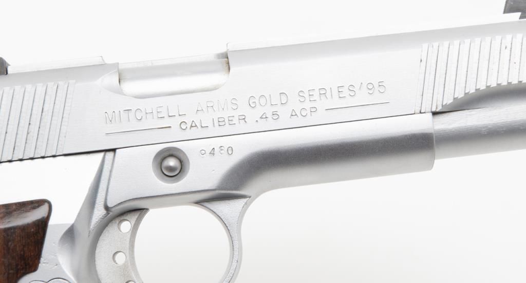 Mitchell Arms Gold Series ’95 semi-auto pistol, .45 cal., 5” barrel ...