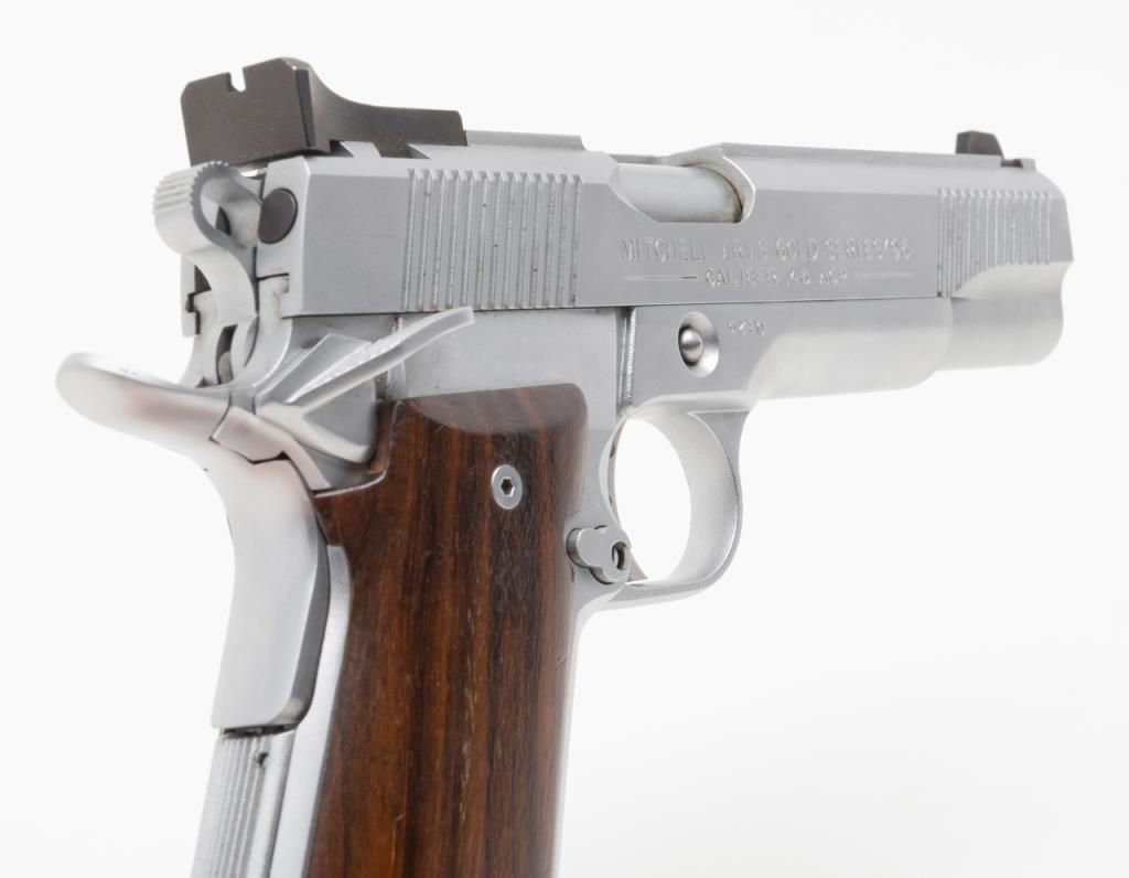 Mitchell Arms Gold Series ’95 semi-auto pistol, .45 cal., 5” barrel ...