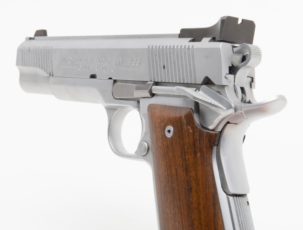 Mitchell Arms Gold Series ’95 semi-auto pistol, .45 cal., 5” barrel ...