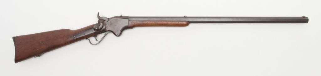 Spencer lever action sporting rifle, .38RF cal., 29-1/2” heavy octagon ...
