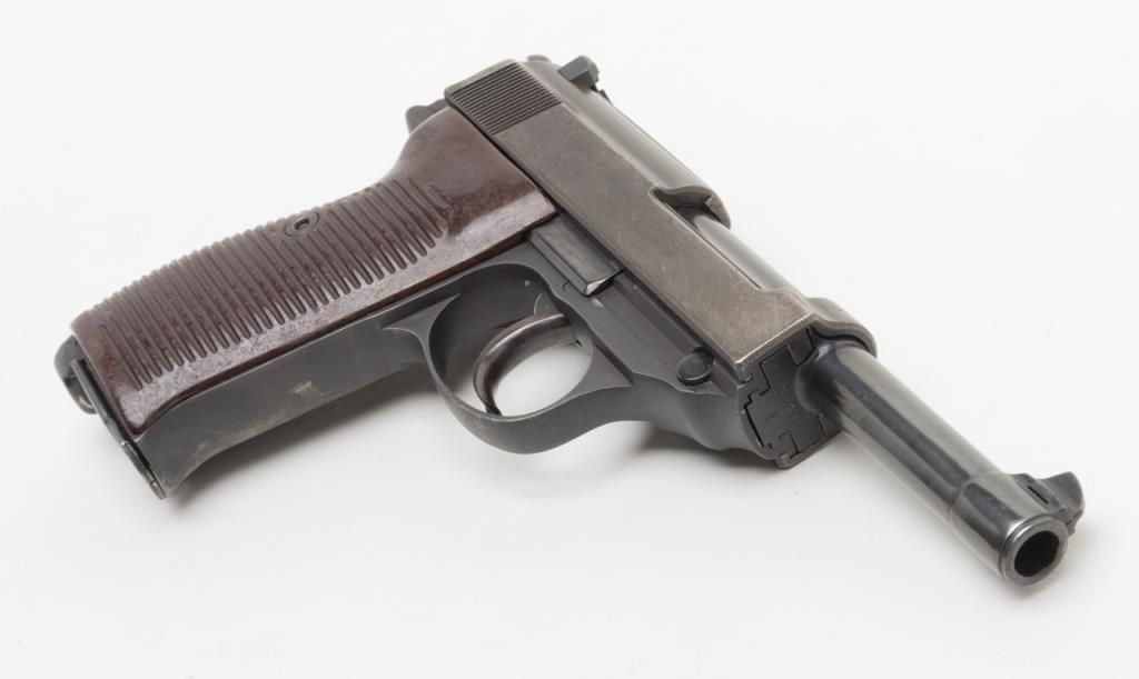 Walther P-38 DA semi-auto pistol, “ac-41”, 9mm, 4-3/4” barrel, military ...