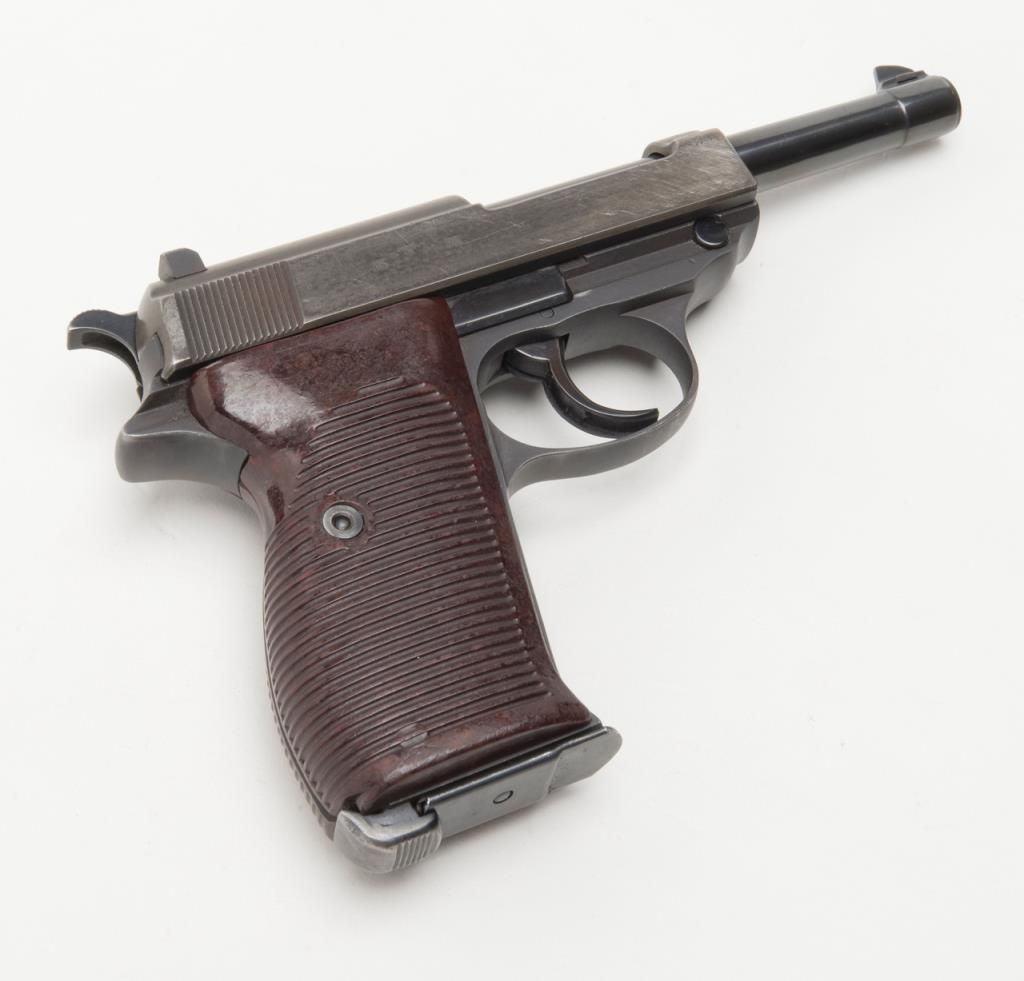 Walther P-38 DA semi-auto pistol, “ac-41”, 9mm, 4-3/4” barrel, military ...