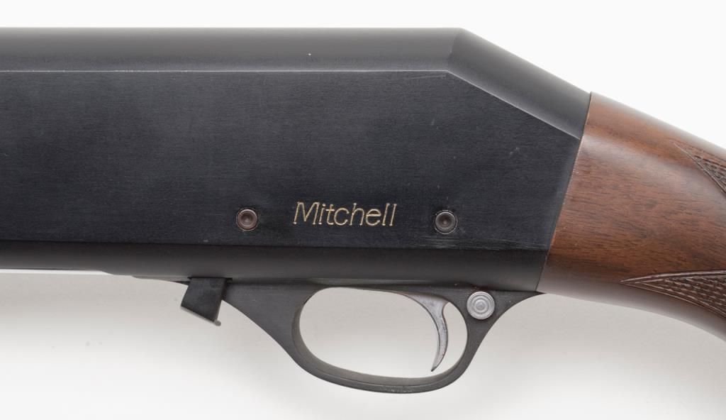 Mitchell pump action shotgun, 12 gauge, 28” ventilated rib barrel ...