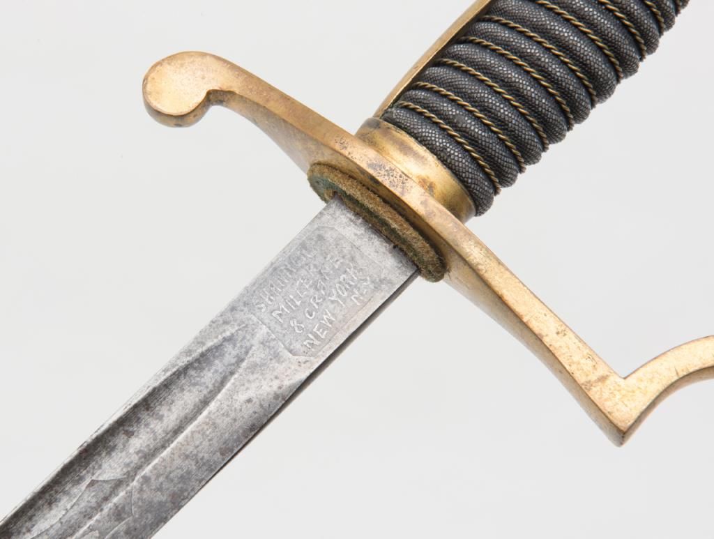 Shannon, Miller & Crane, New York, NY curved blade etched U.S. sword ...