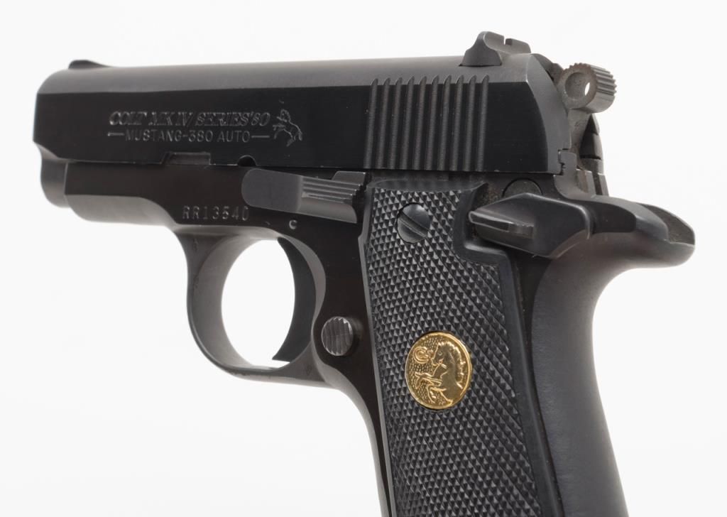 Colt MK IV/Series 80 Mustang PLUS II semi-auto pocket pistol, .380 cal ...
