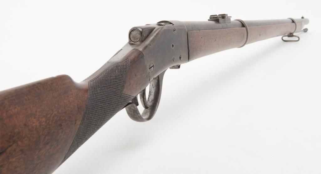 Sharps Borchardt single shot rifle, .45-70 cal., 32” round barrel, blue ...