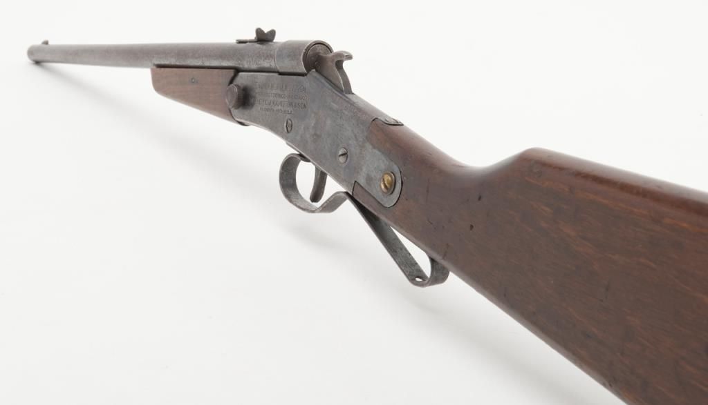 Hamilton No. 27 single shot boys rifle, .22 cal., blue finish, wood ...