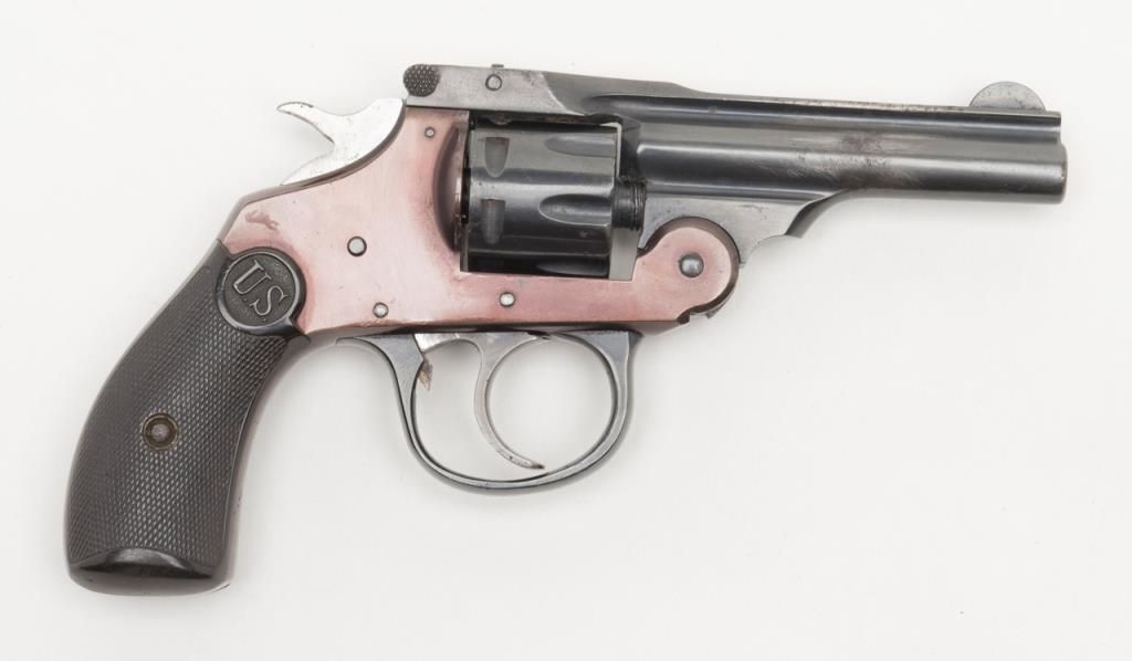 U.S. Revolver Co. DA top break revolver, .22 cal., 3” barrel, blue ...