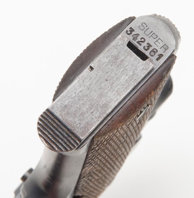 Star Modelo Super semi-auto pistol, 9mm cal., 5” barrel, blue finish ...