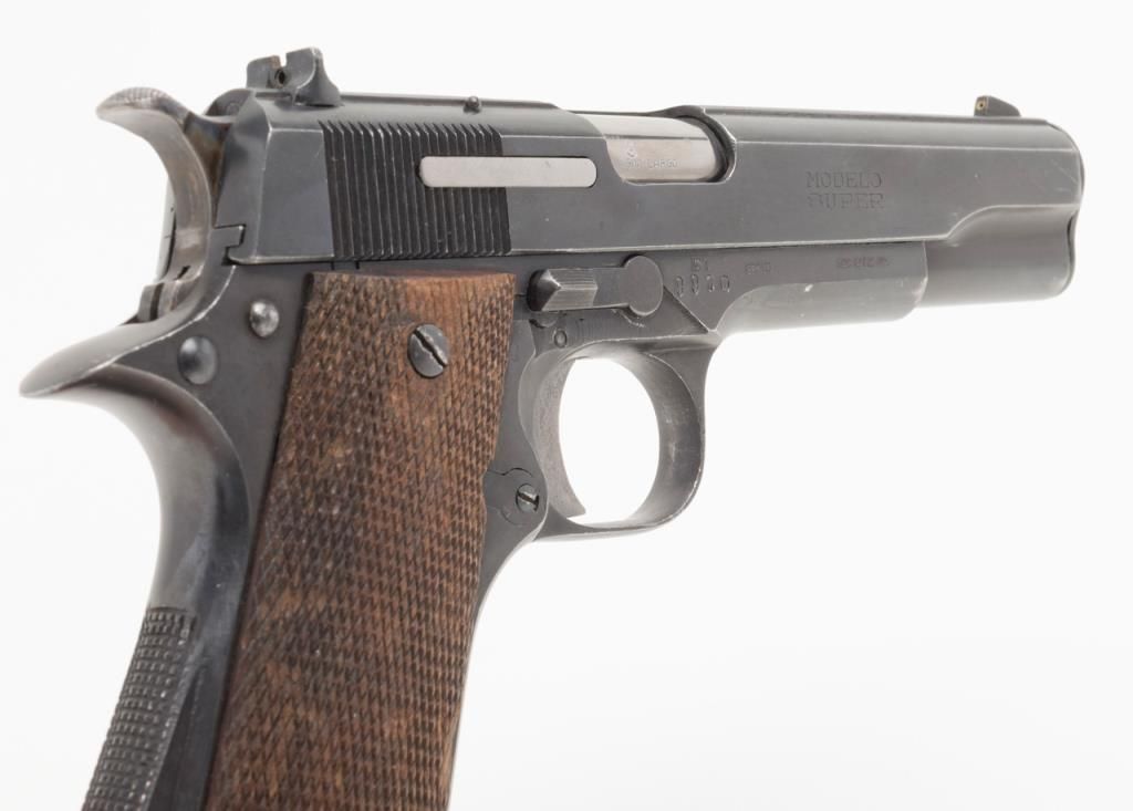 Star Modelo Super semi-auto pistol, 9mm cal., 5” barrel, blue finish ...