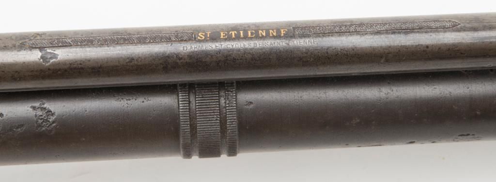 French Giffard 19th Century air rifle, all metal, engraved receiver ...