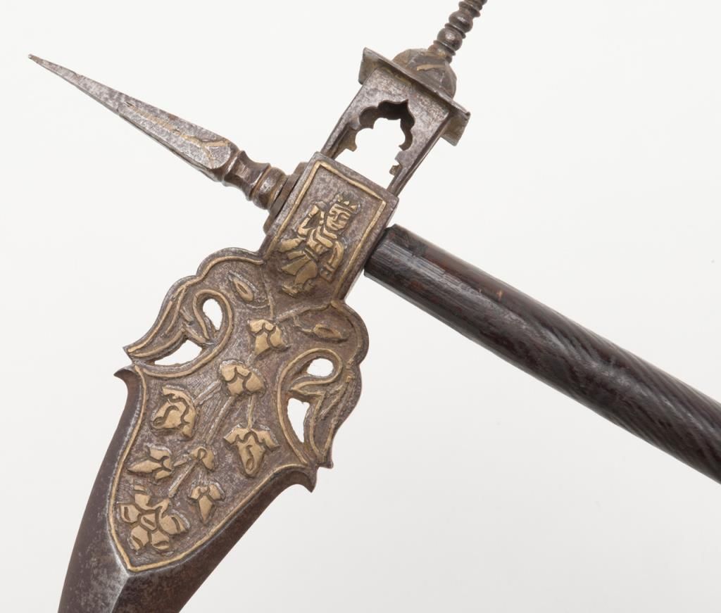 Nineteenth Century East Indian War Hammer, approx. 25” overall with a 9 ...