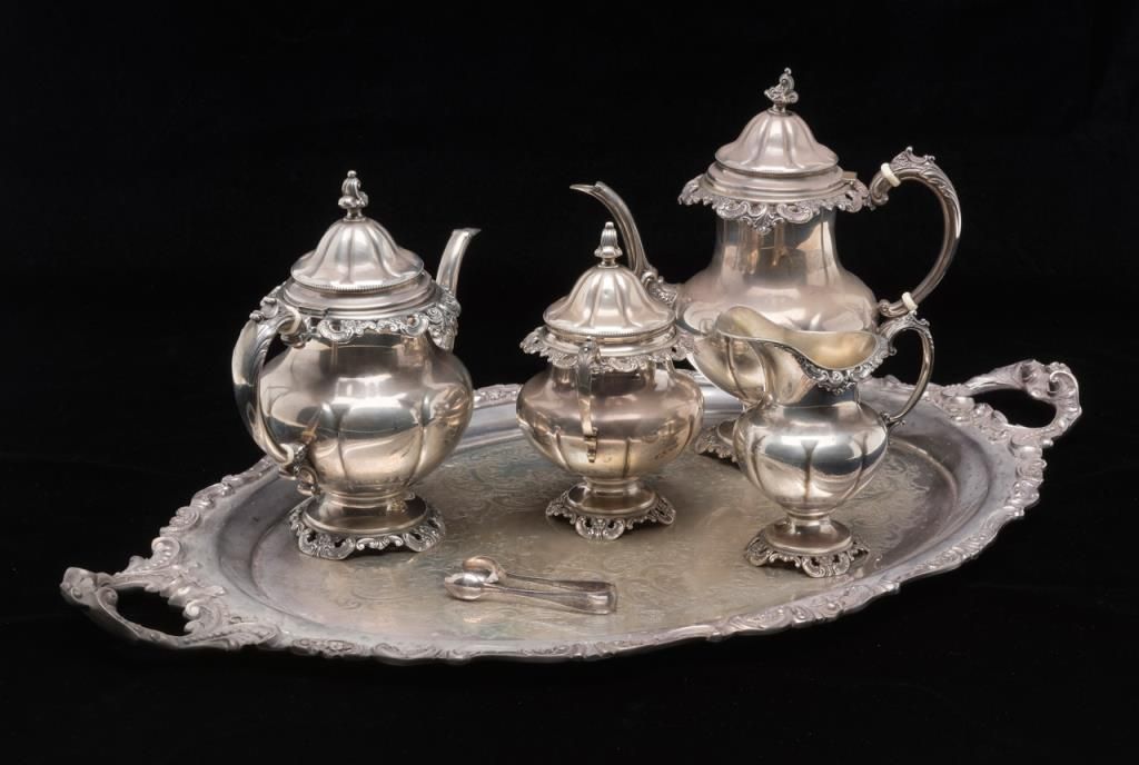 Wallace Grand Baroque Tea Service