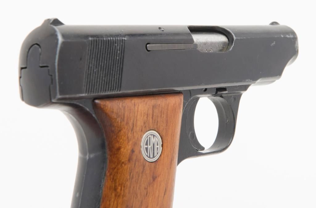 Erma Model EP-25 semi-auto pistol, 6.35mm cal., 2-1/2” barrel, blue ...