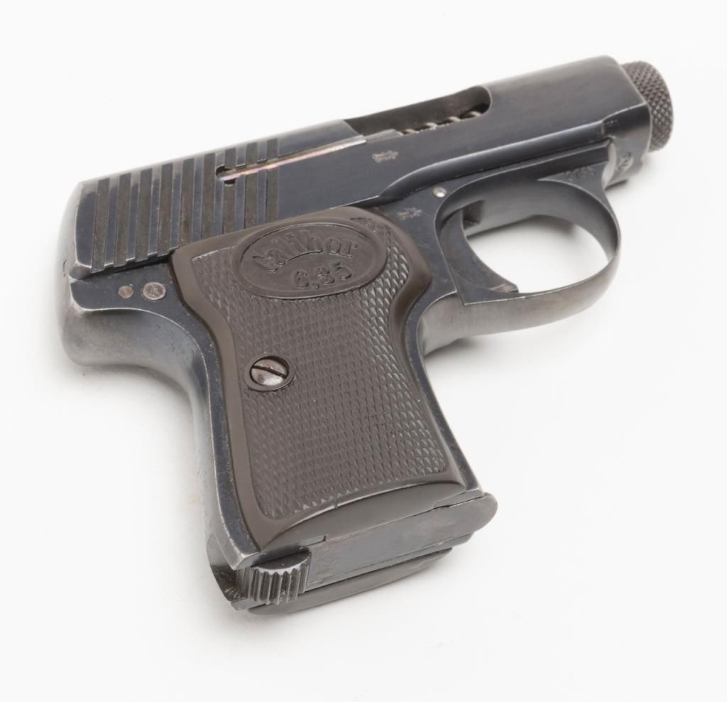 Walther pocket model semi-auto pistol, 6.35mm cal., 2” barrel, blue ...